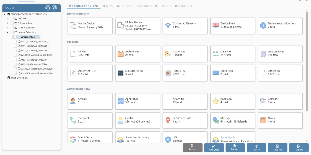MOBILE DATA EXTRACTION AND RECOVERY SOFTWARE | AIPT